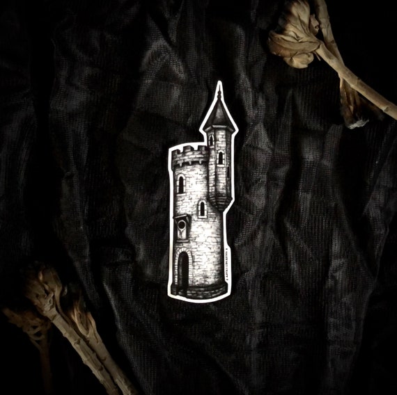 The Watchtower Sticker Vinyl Stickers Architecture Sticker | Etsy