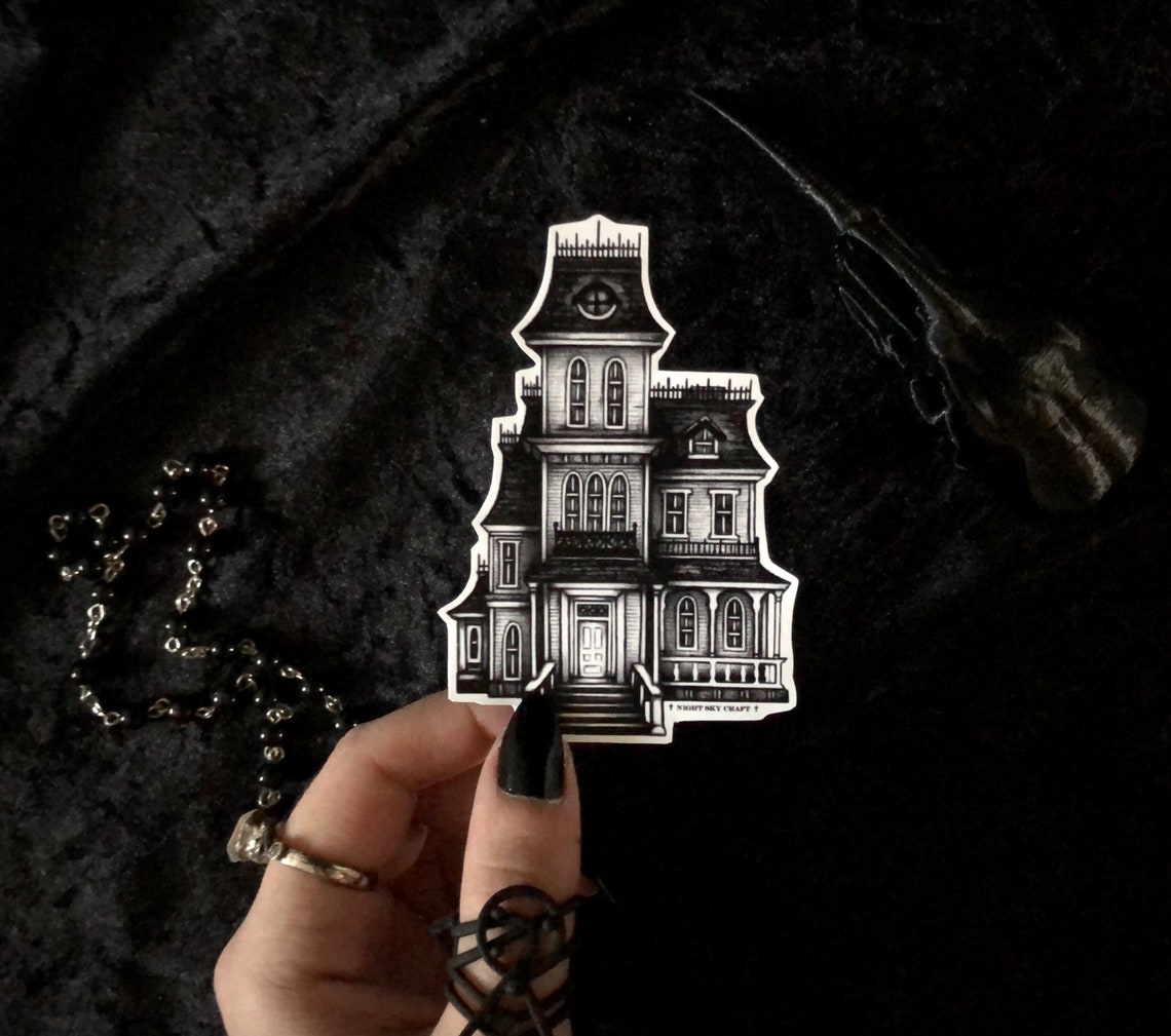 Victorian House Sticker Vinyl Stickers Architecture Sticker | Etsy