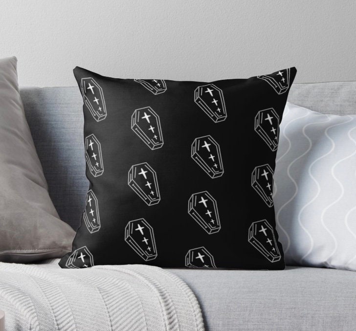 Vinyl Sticker Coffin Sticker Starry Night Coffin Laptop | Etsy