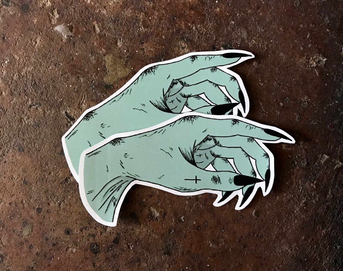 Zombie Vinyl Sticker Die Cut Sticker Vinyl Sticker Laptop | Etsy UK