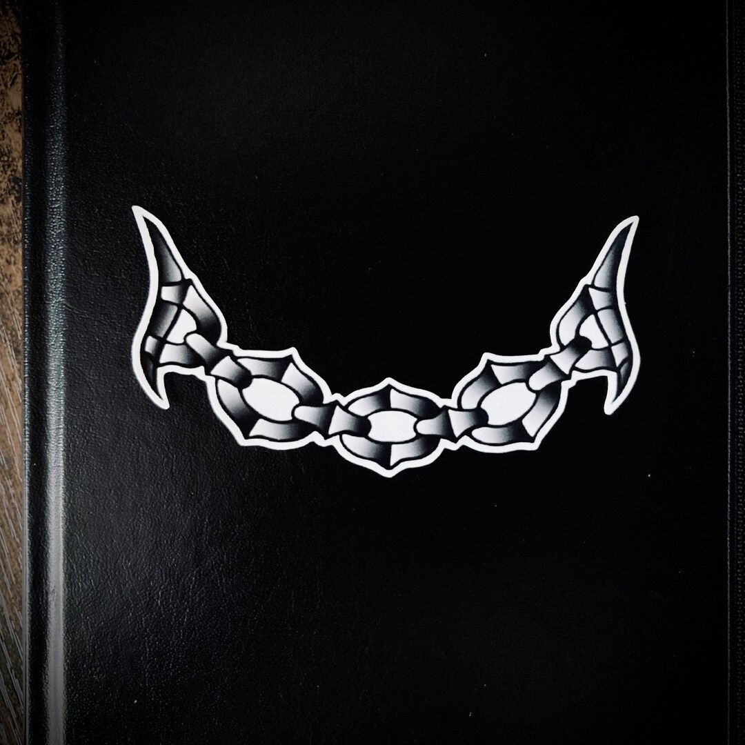 Traditional Tattoo Chain Vinyl Sticker, Tattoo Flash Sticker, Vinyl ...