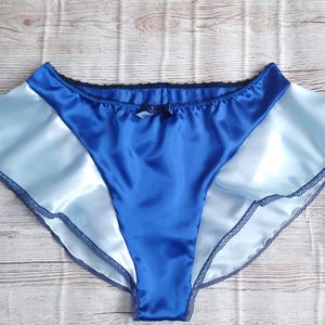 Satin Tap Pants With Flounce / 2 Colour Sleepwear Loungewear Underpants ...