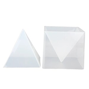 15cm Large Size Pyramid Silicone Mold / Mould DIY Resin Decorative ...