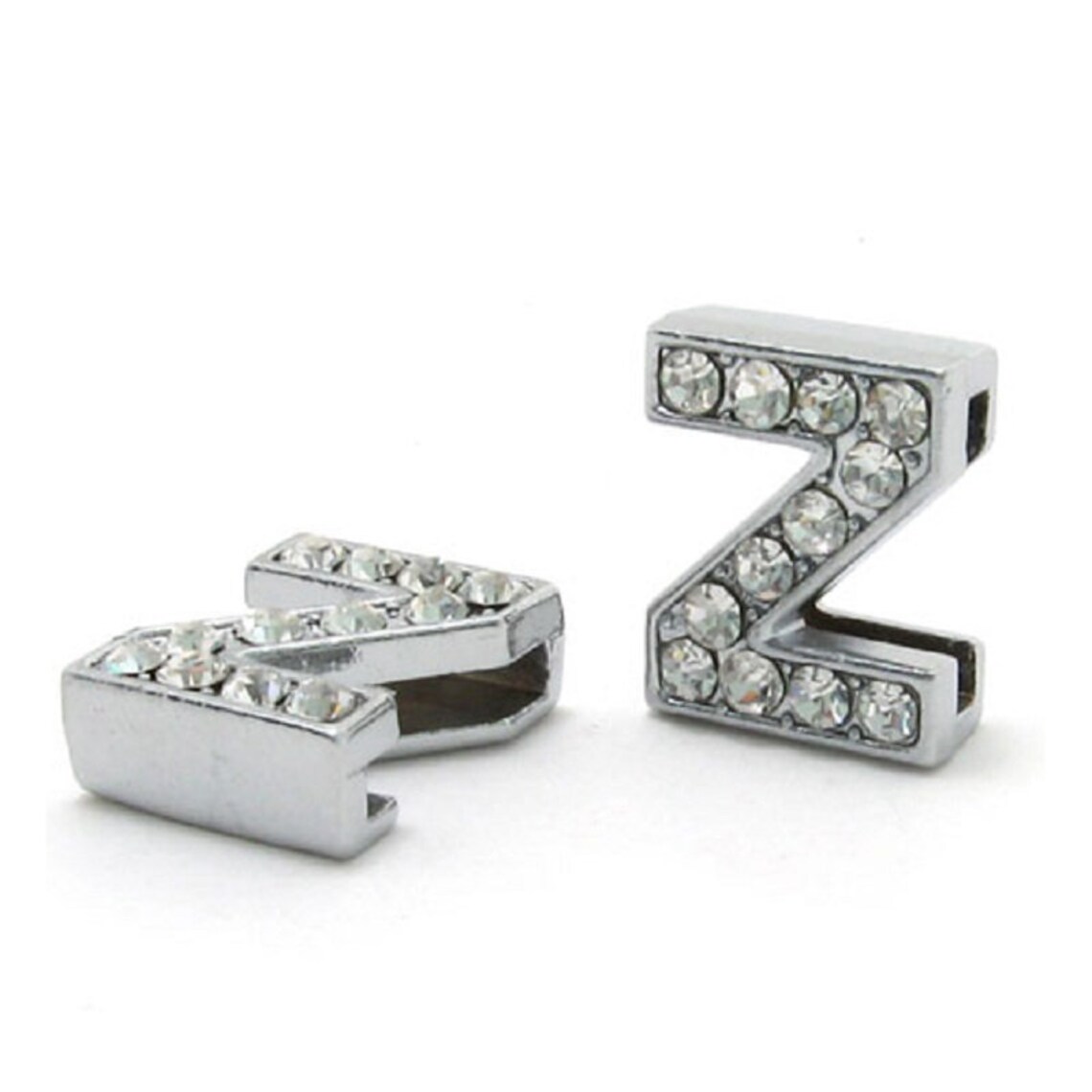 Free Shipping A-Z Full Rhinestones 8mm Slide Alphabet Letters - Etsy