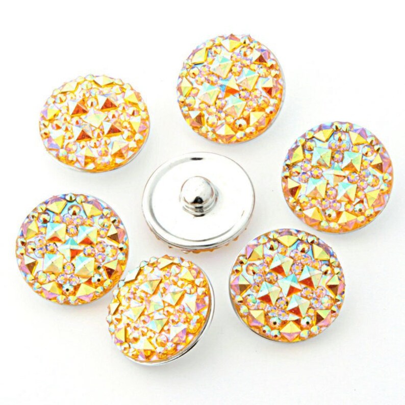 Pack of 10 18mm Snap Buttons Charms for Ginger Snaps Charms Bracelet ...