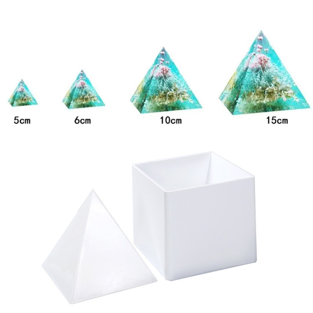 15cm Large Size Pyramid Silicone Mold / Mould DIY Resin Decorative ...