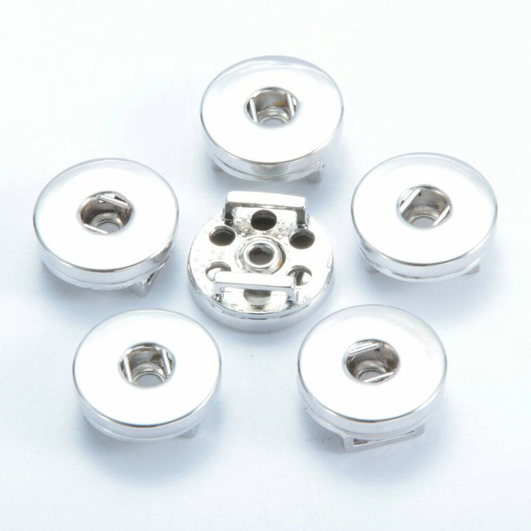 Free Shipping 5pcs 18mm Slide Snap Button Accessory for Interchangeable ...