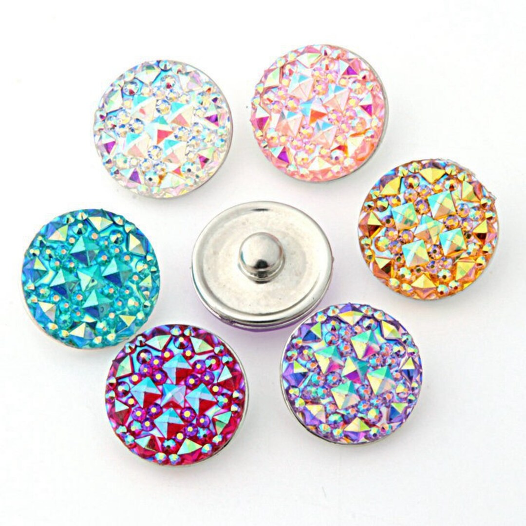 Pack of 10 18mm Snap Buttons Charms for Ginger Snaps Charms Bracelet ...
