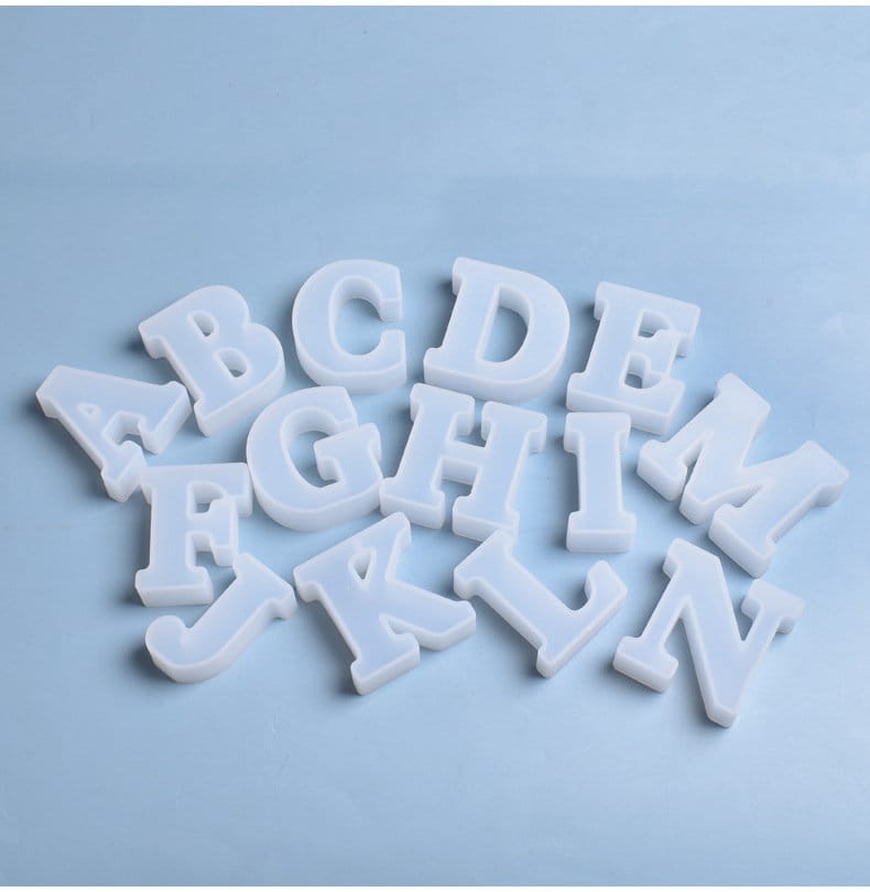 Silicone A-Z Alphabet Letter Mold Silicone Mold Crafts | Etsy