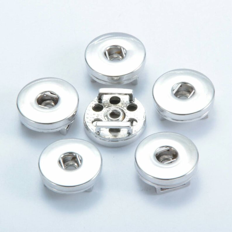 Free Shipping 5pcs 18mm Slide Snap Button Accessory for Interchangeable ...