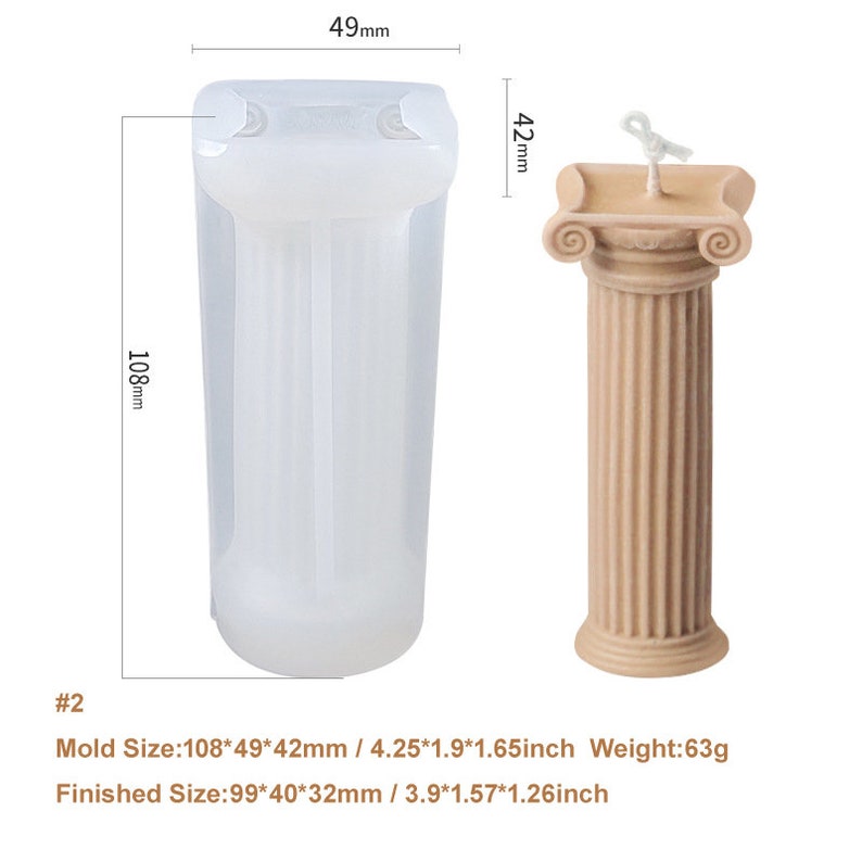 Roman Pillar Silicone Mold Diy Goddess Roman Pillar - Etsy