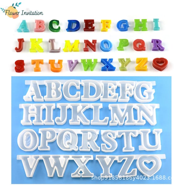 Alphabet Resin Mold - Etsy