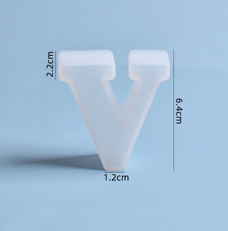 Silicone A-Z Alphabet Letter Mold Silicone Mold Crafts Accessories ...