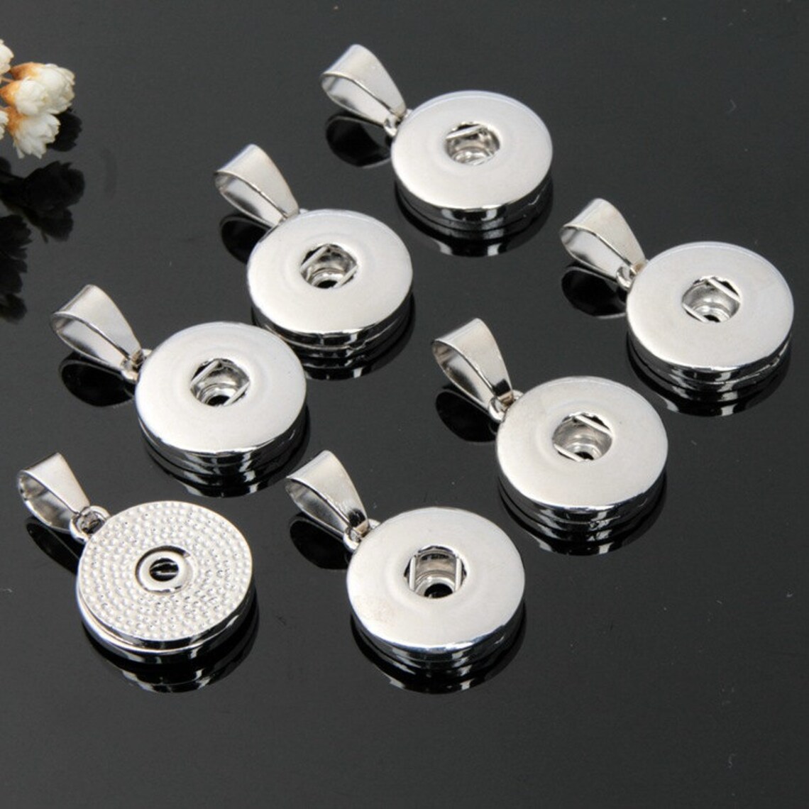 Ginooars 18mm Slide Snap Charms Pendant Accessory for Interchangeable ...