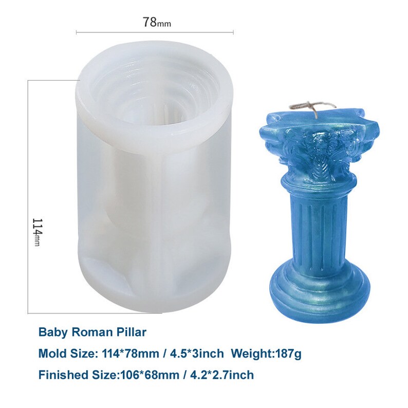 Roman Pillar Silicone Mold Diy Goddess Roman Pillar - Etsy