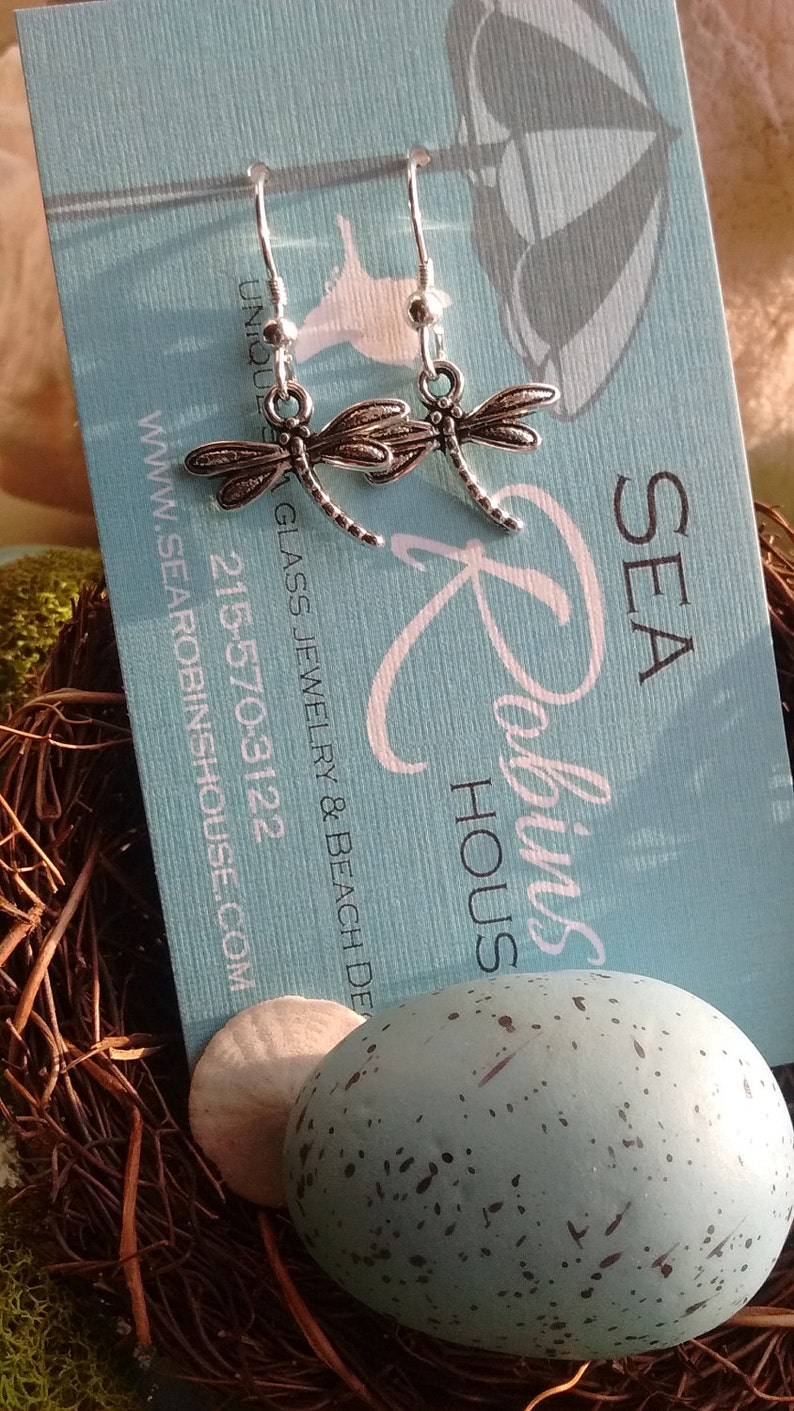 Sea-glass Dragonfly Set - Etsy