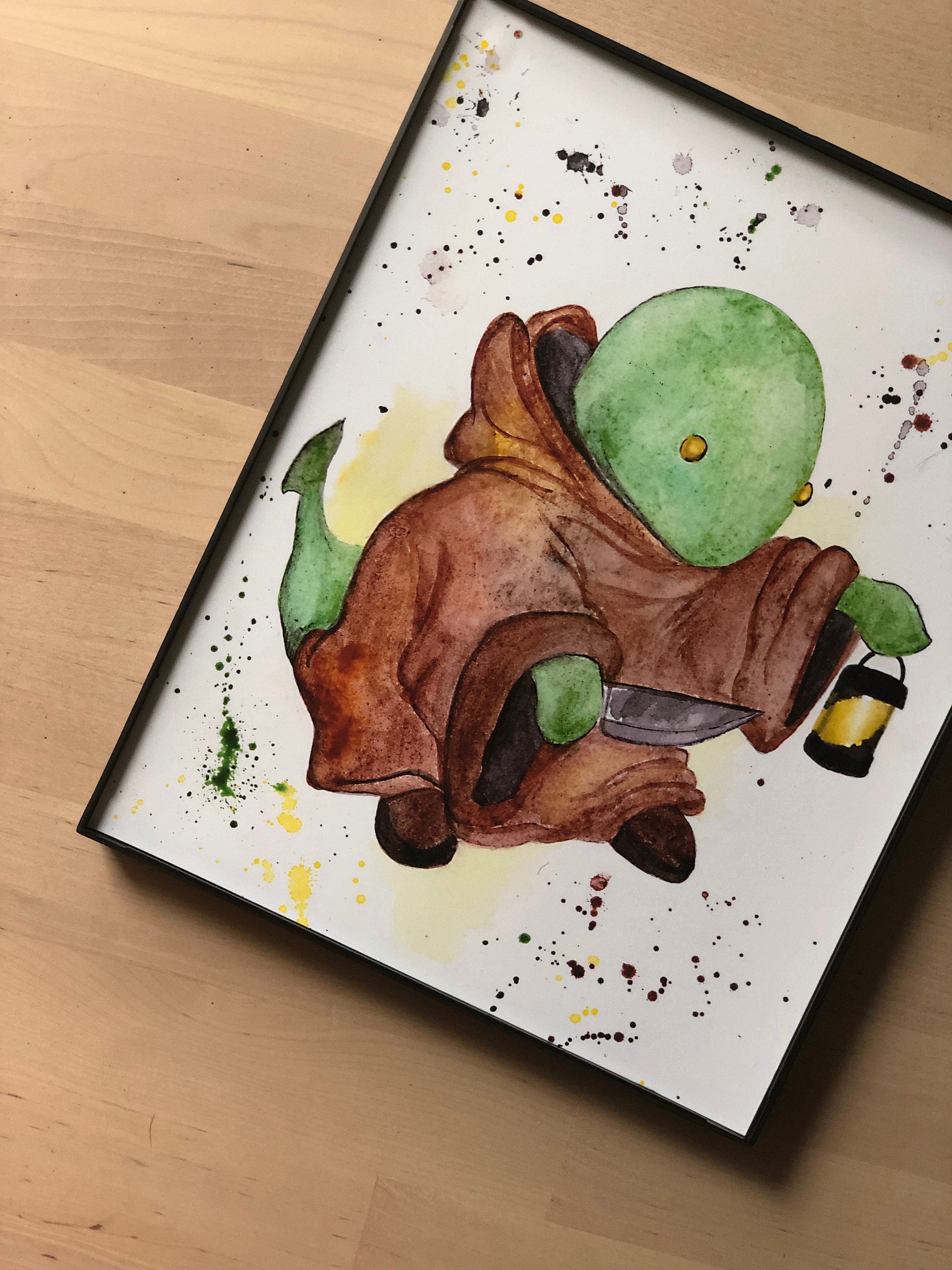 Tonberry Final Fantasy Art Print Watercolor | Etsy