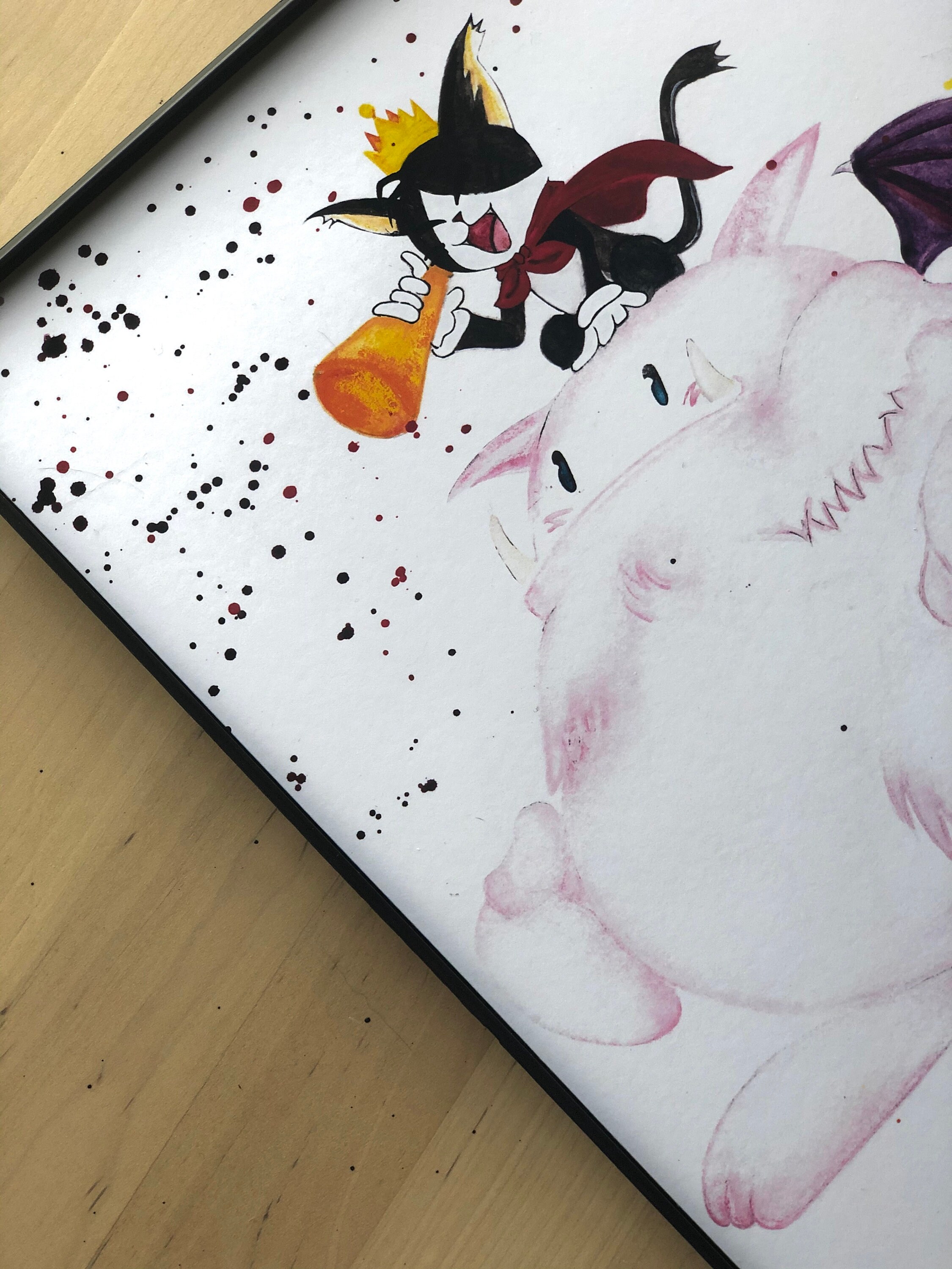 Cait Sith Final Fantasy Art Print Watercolor | Etsy