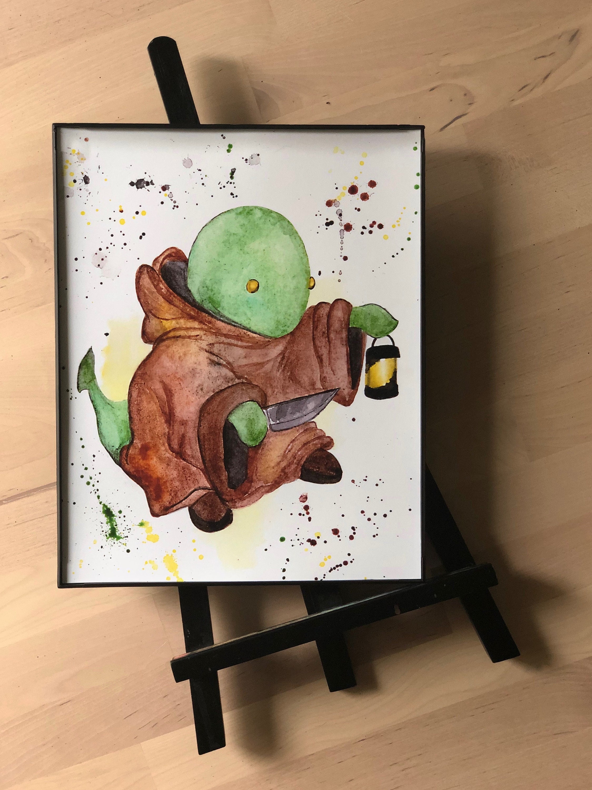Tonberry Final Fantasy Art Print Watercolor | Etsy