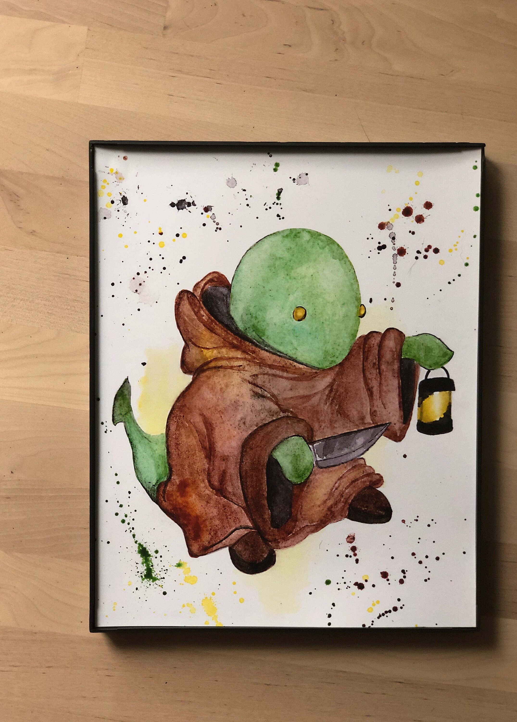 Tonberry Final Fantasy Art Print Watercolor | Etsy