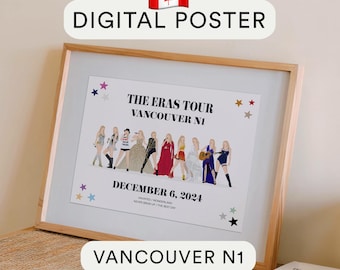 TORONTO CANADA N5 – Printable Poster - Eras Tour - Digital Art Wall ...