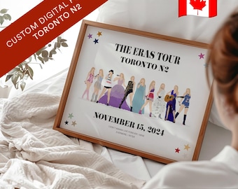 Printable Eras Tour Toronto Night 2 Taylor Poster Digital Download Art ...