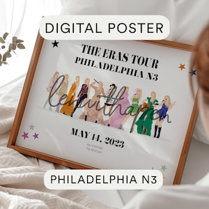 Eras Tour Philadelphia Poster - Etsy