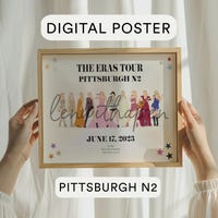 PITTSBURGH N2 – Printable Poster - Eras Tour - Digital Art Wall Decor ...