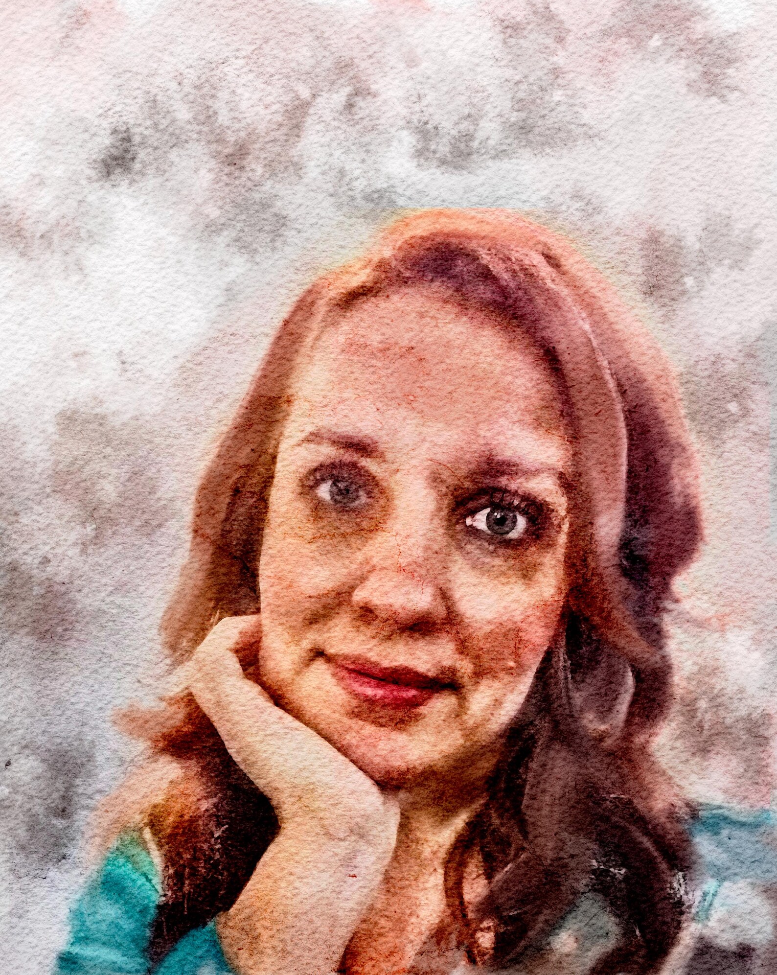 Made to Order, Custom Portrait From Photo, Digital Watercolor Portrait ...