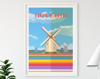 Holland poster | Etsy