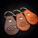 Personalized Leather Jesus Fish Keychain, Christian Ichthys Symbol ...