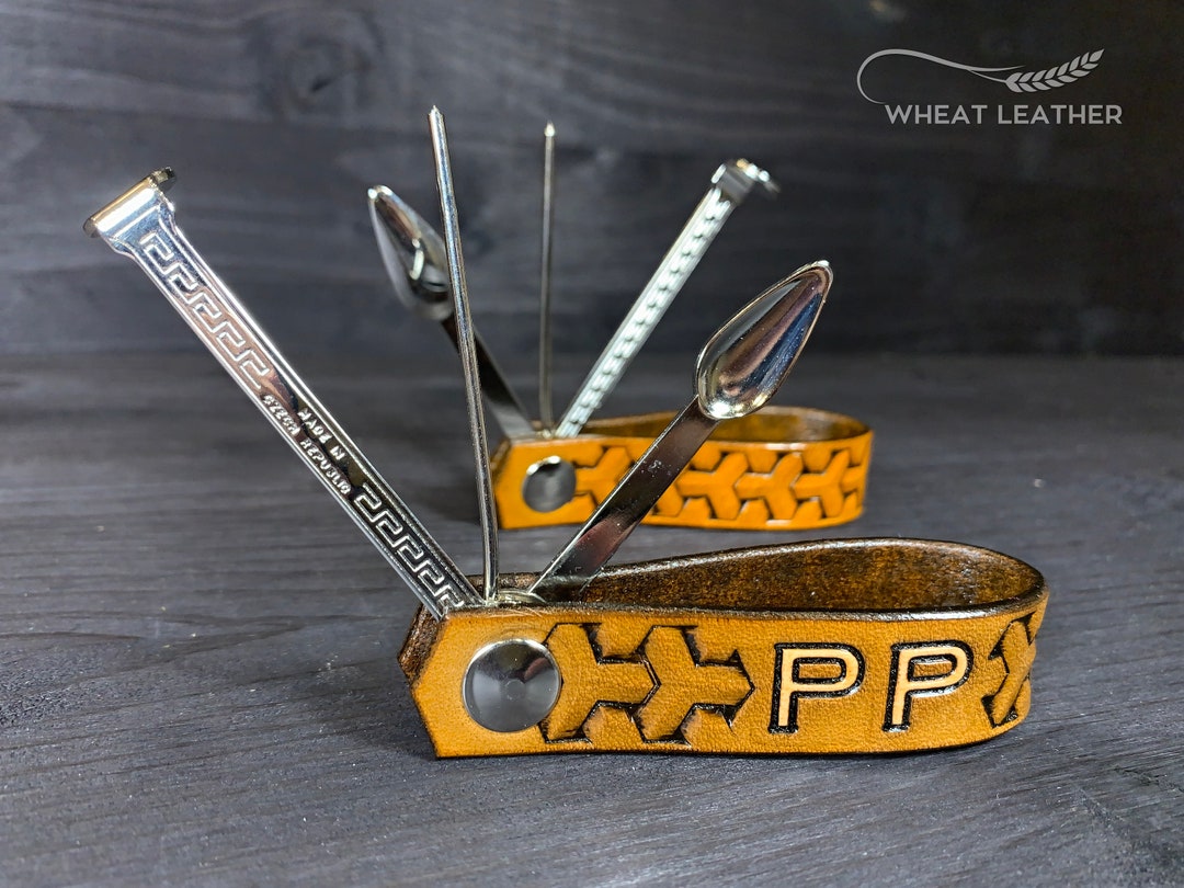 Personalized Leather Pipe Stand & Tool Holder, Handmade Smoking ...