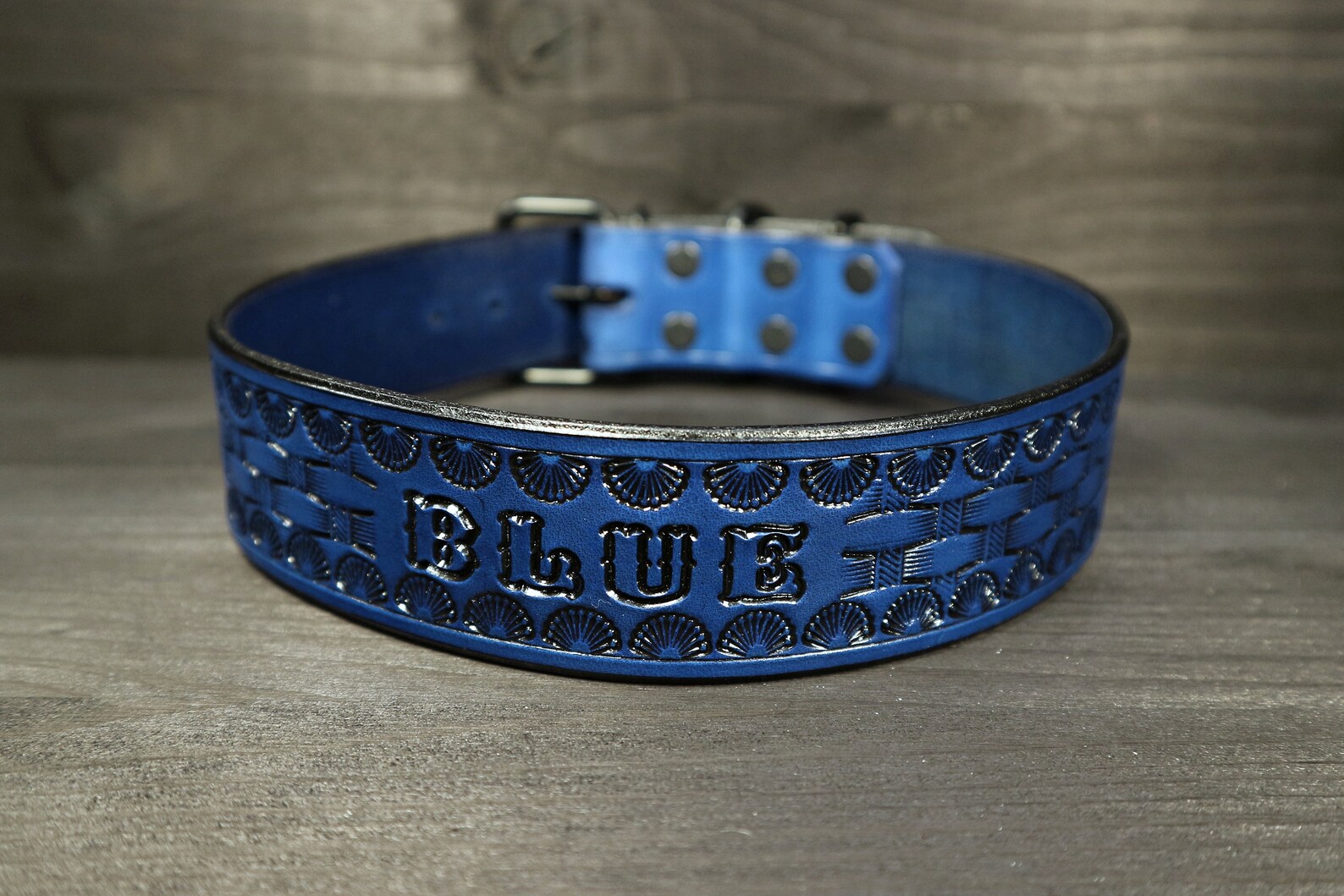 PERSONALIZED LEATHER COLLAR // With Name // Personalised - Etsy