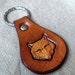 LEATHER KEYCHAIN MOUNTAINS // Scenery // Party Favor // Little Gift ...