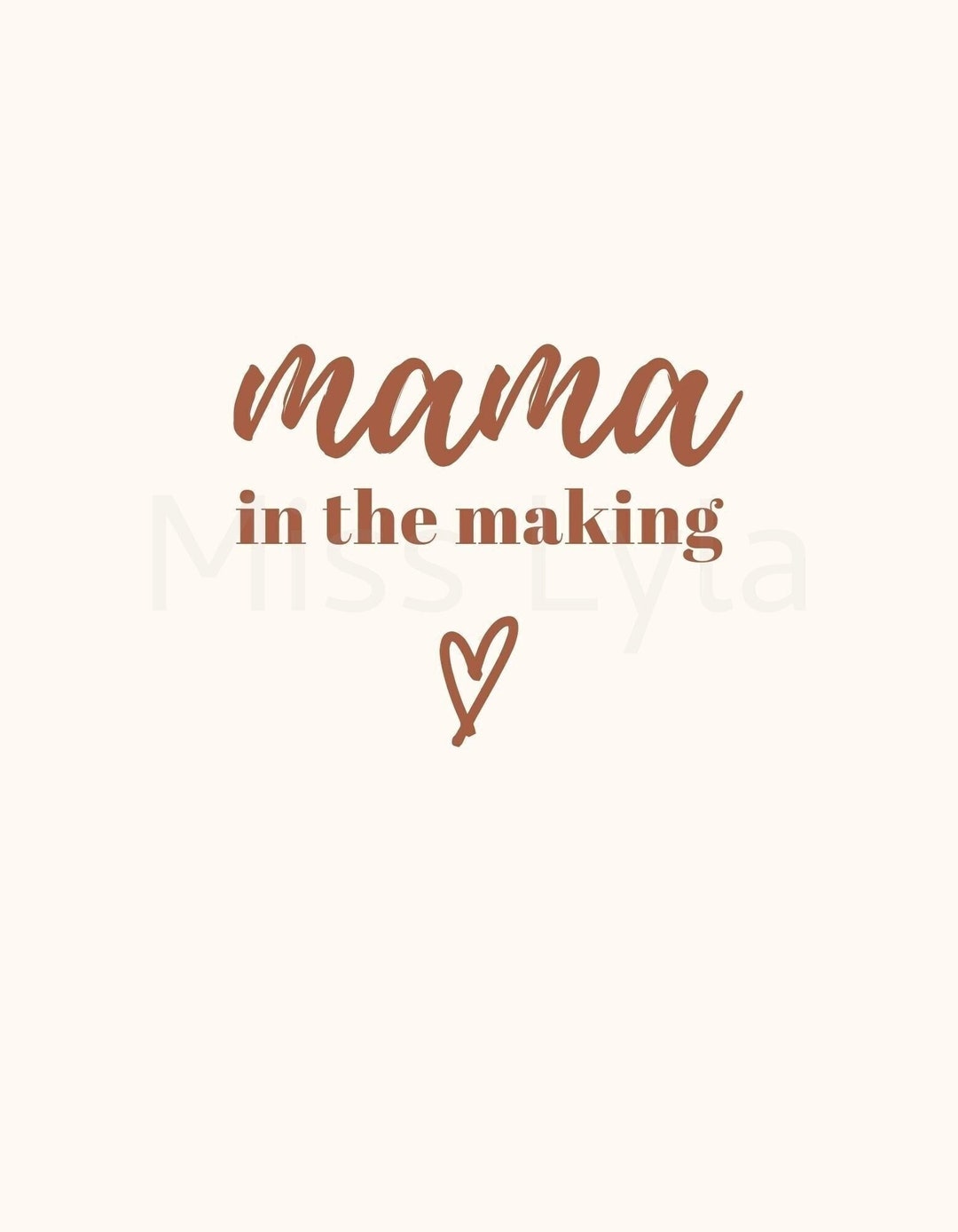 Mama in the Making Pregnancy Graphic | PNG Instant Download File ...