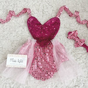 Adorable Hot Pink Sequin Baby Clothes for Every Occasion, 1st Birthday ...