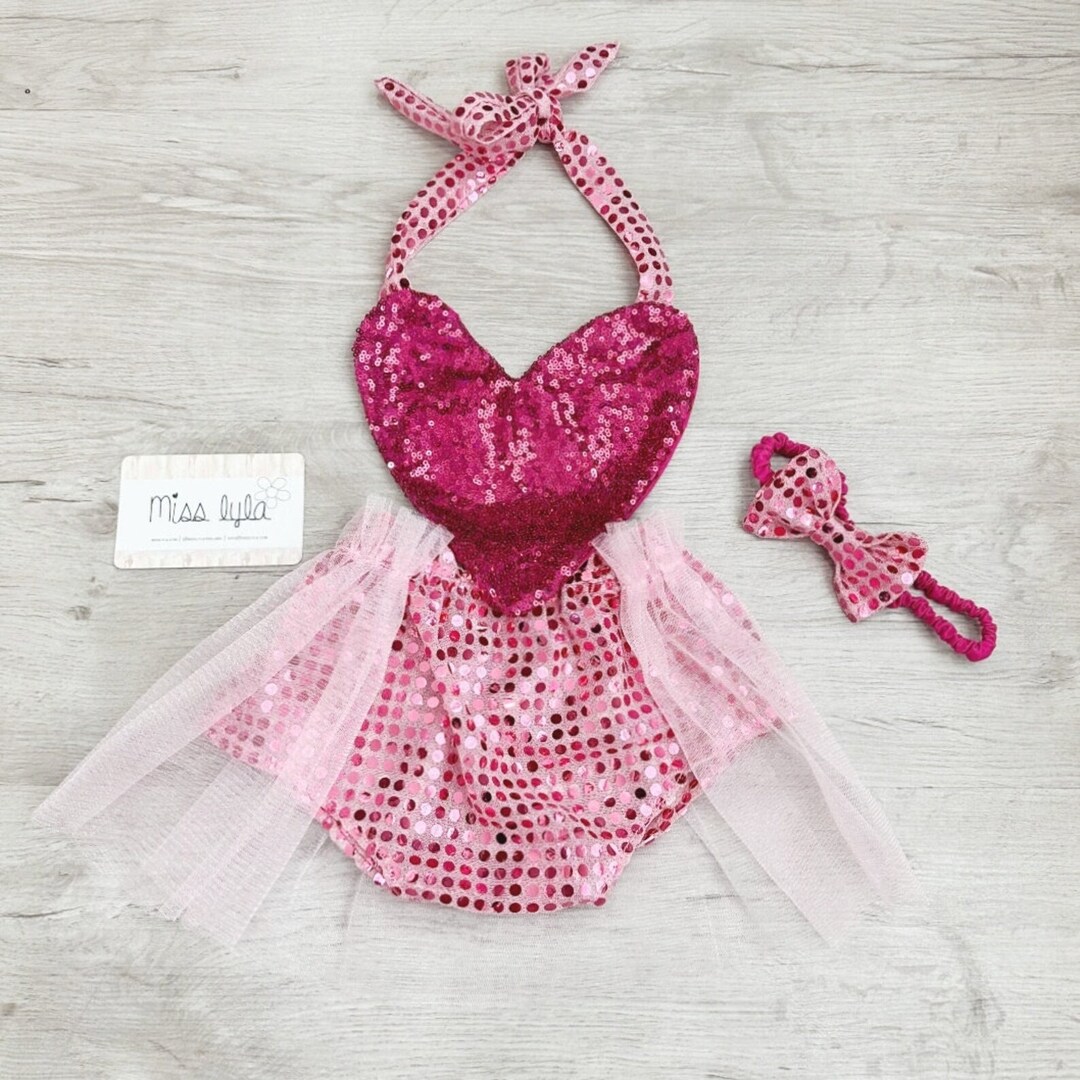 Adorable Hot Pink Sequin Baby Clothes for Every Occasion, 1st Birthday ...