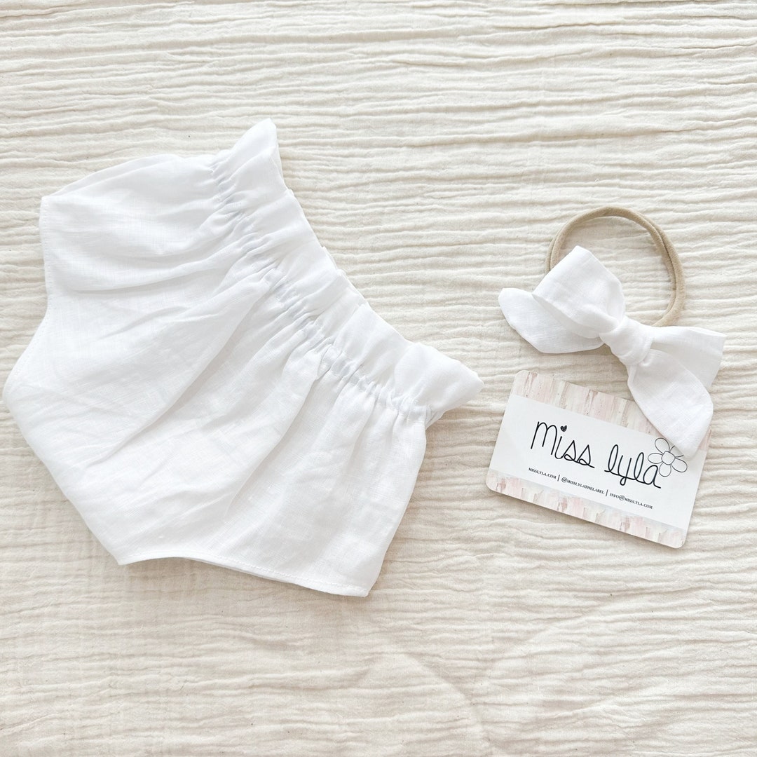 Trendy Linen Toddler Outfits for Fashionable Kids, Linen Baby Bummies ...