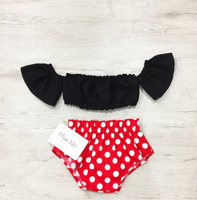 Mickey Mouse Baby Costume Mickey Mouse Girls Outfit Sets - Etsy