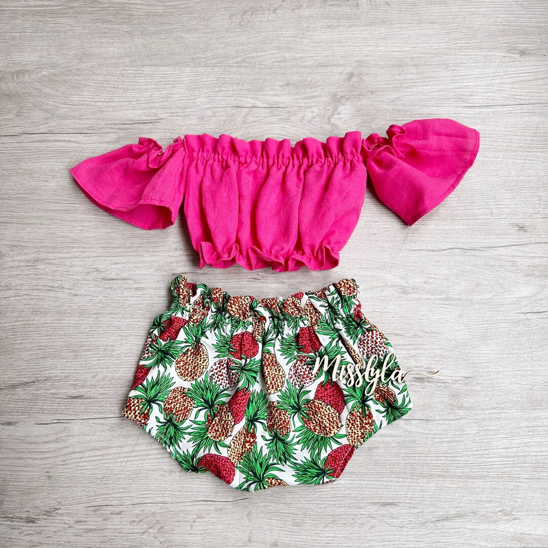 Must-have Tropical Sets for Girls, Hawaiian Girl Outfits, Luau Baby ...
