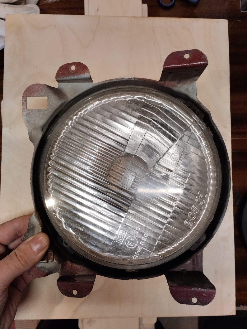 VW Transporter T25, T3, Westfalia Vanagon 7 LED Headlight Mounts Pair ...