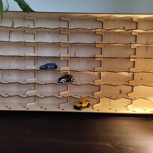 Closed 45 Degree Angles Display Cabinet, Diecast Toy Car Displays for 1 ...