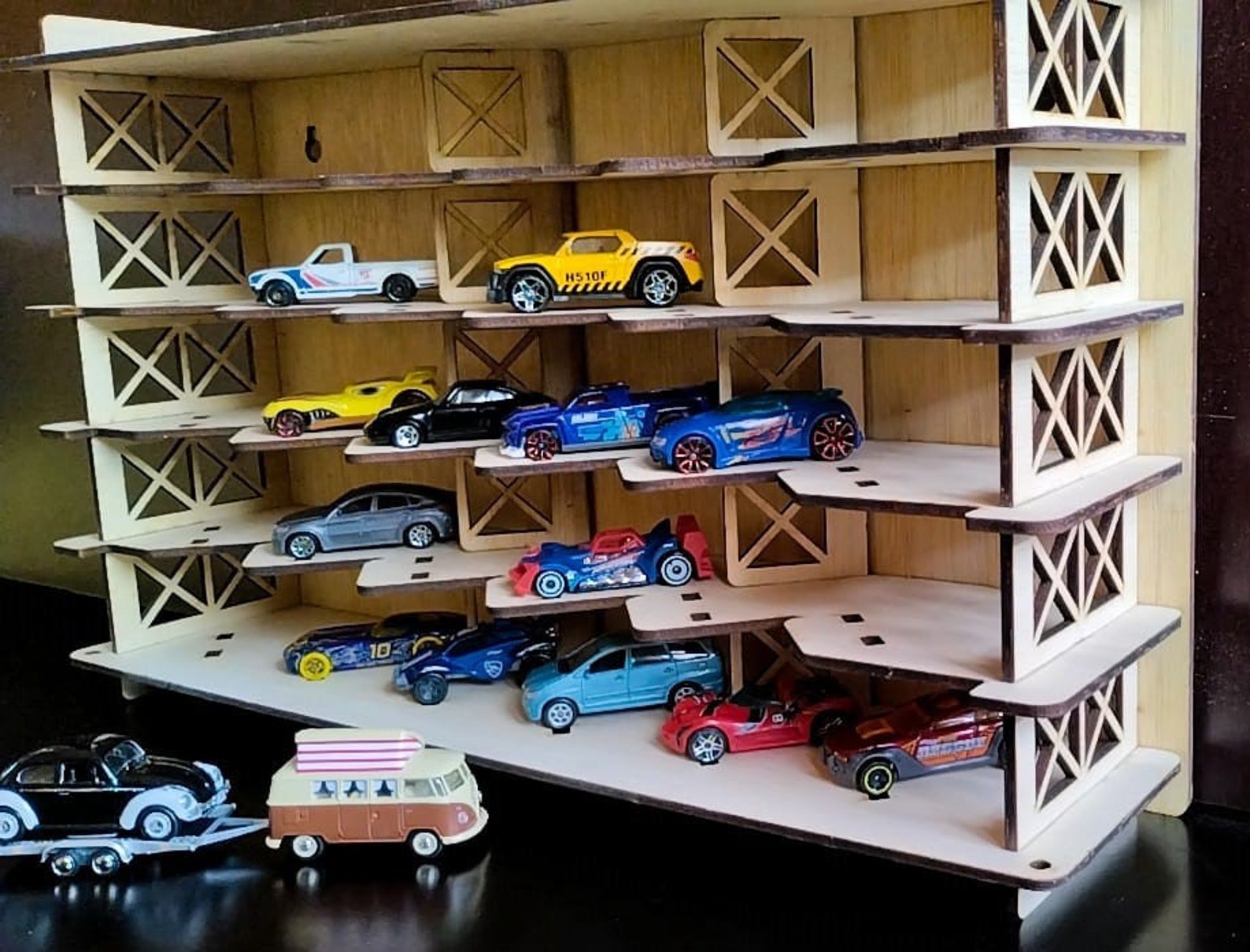 Closed 70 Places 45 Degree Angles Display Cabinet, Diecast Toy Car ...