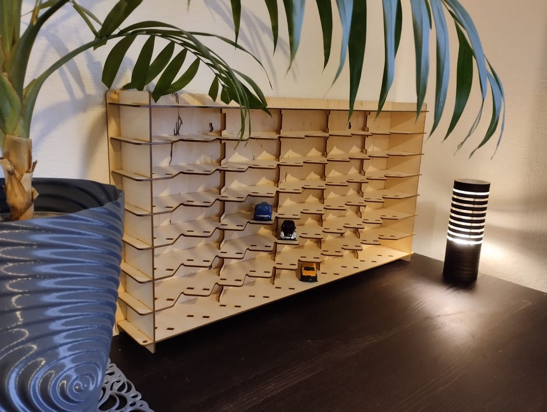 Closed 45 Degree Angles Display Cabinet, Diecast Toy Car Displays for 1 ...