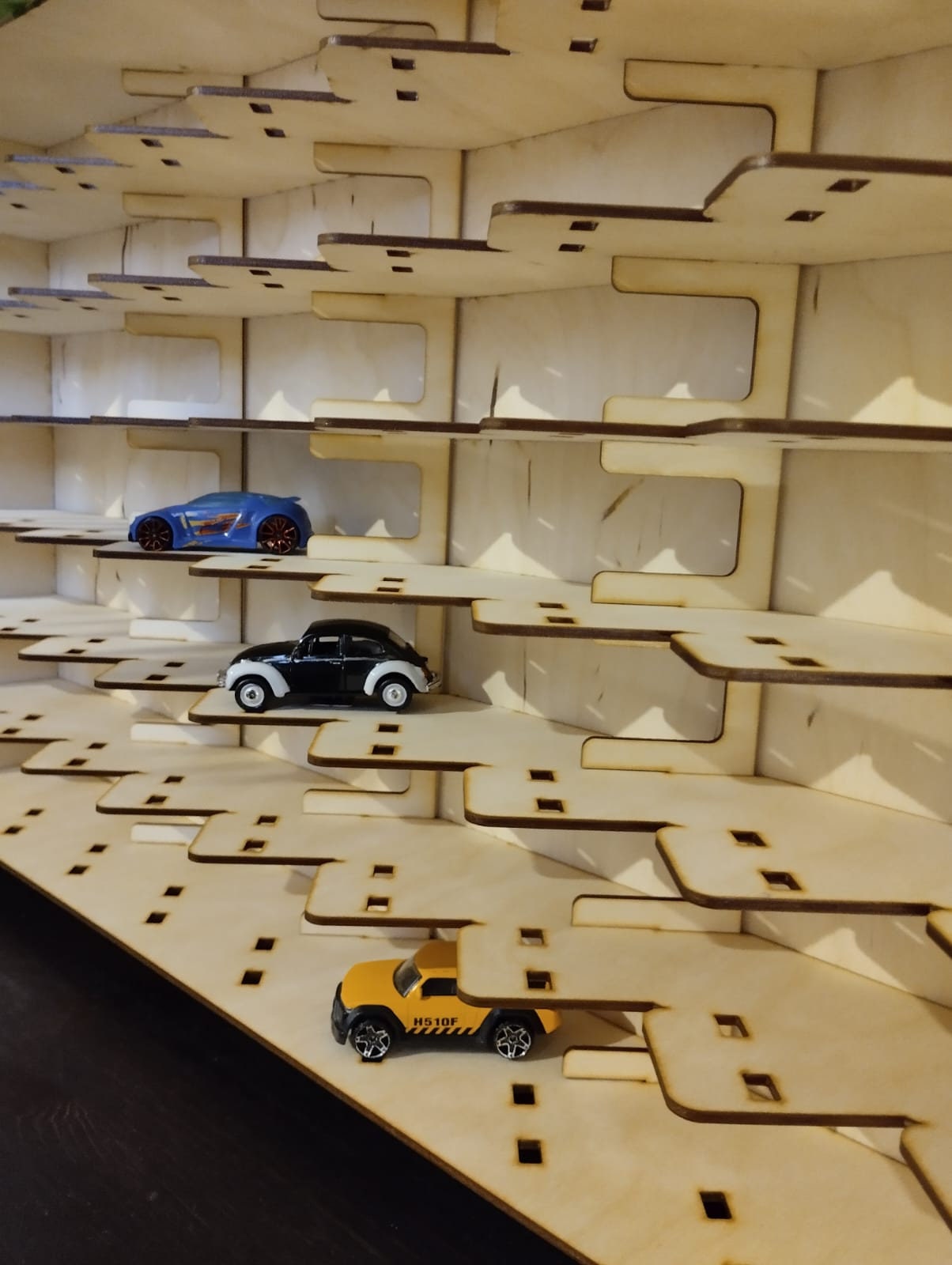 Closed 45 Degree Angles Display Cabinet, Diecast Toy Car Displays for 1 ...