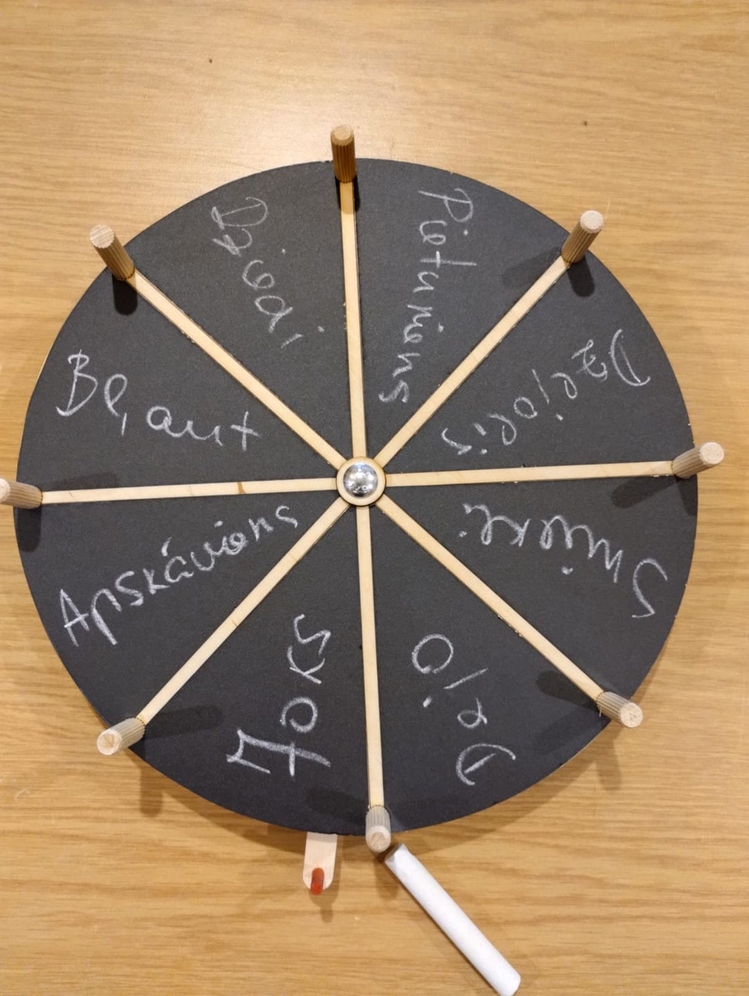 Personalized Family Game, Custom Spin the Wheel Game, Thanksgiving Dry ...