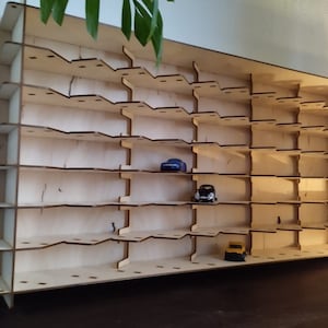 Closed 45 Degree Angles Display Cabinet, Diecast Toy Car Displays for 1 ...