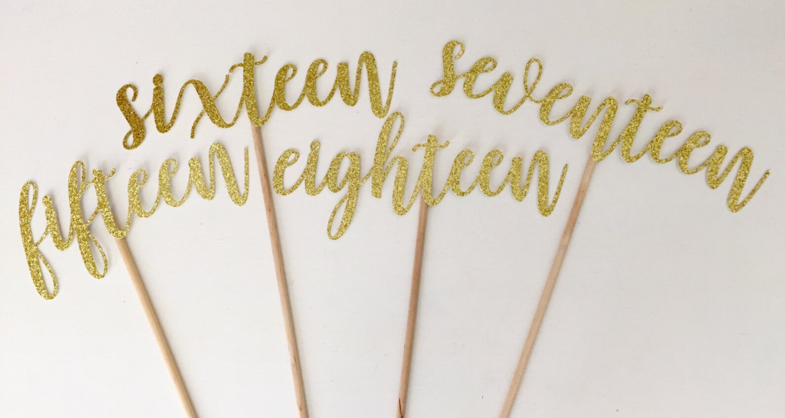 Gold Glitter Wedding Table Numbers - Etsy