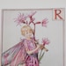 Vintage Flower Fairies Print, "r is for Ragged Robin", 1940s Monogram ...