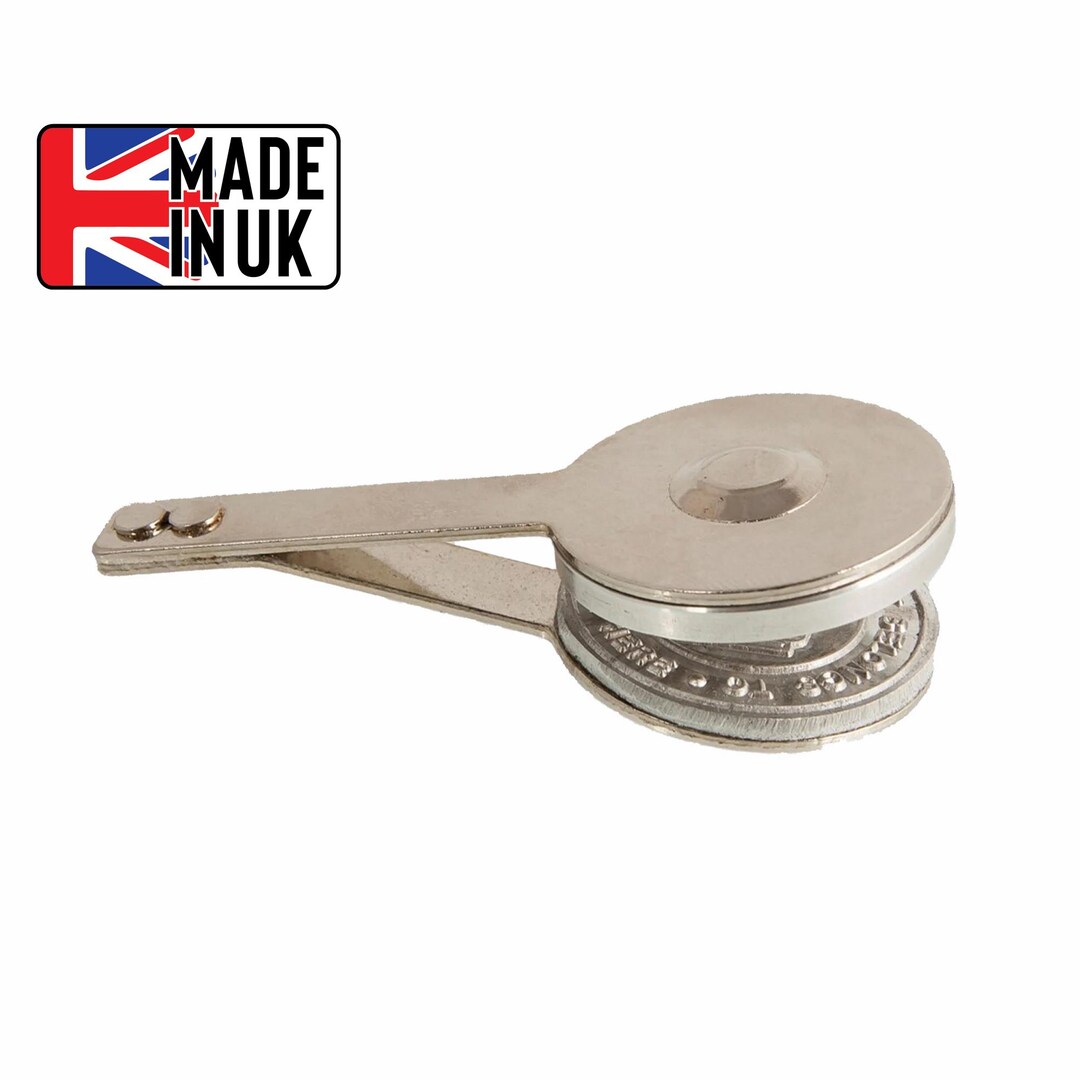 Custom Text Embossing Stamp Clip Insert: Personalized Monogram Embosser ...